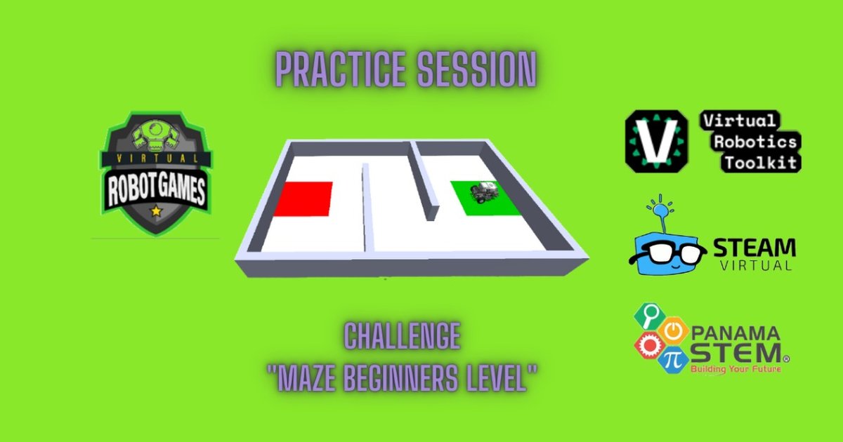 Maze Beginners Level | Robot Virtual Games