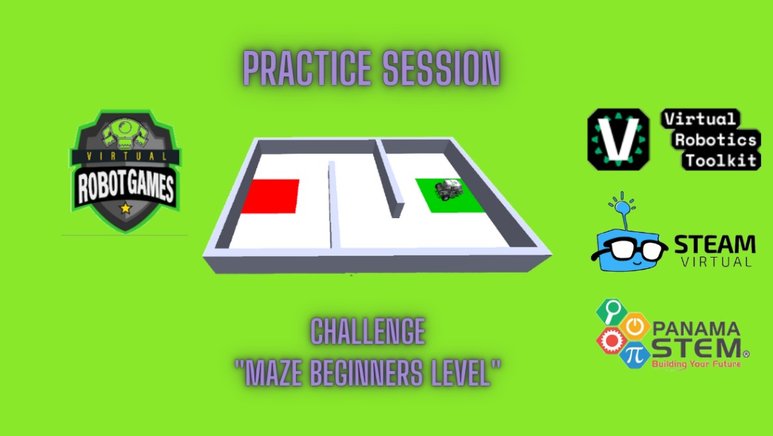 Maze Beginners Level | Robot Virtual Games