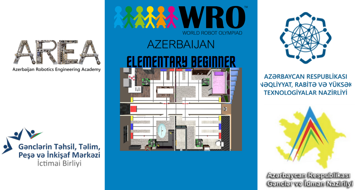 Practice Map WRO Azerbaijan EB | Robot Virtual Games