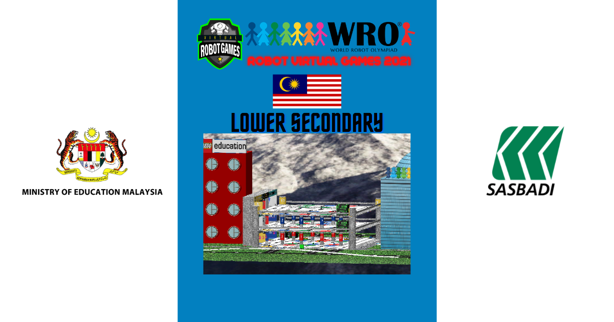 PRACTICE MAP WRO Malaysia Lower Secondary | Robot Virtual Games