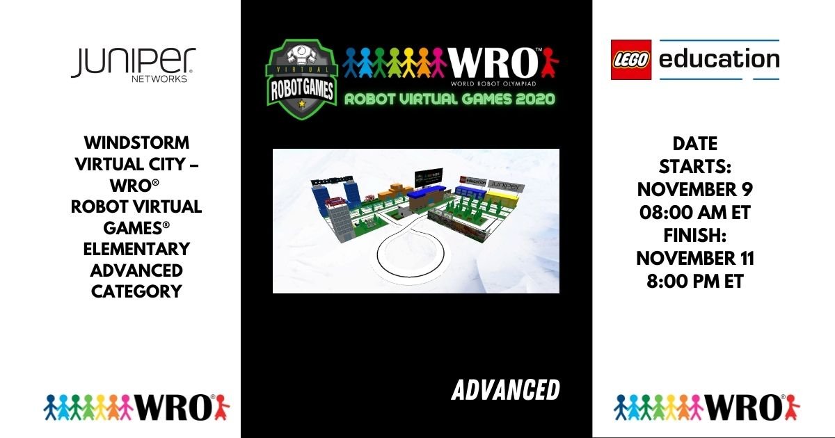 WRO® Robot Virtual Games 2020 Elementary Advanced | Robot Virtual Games