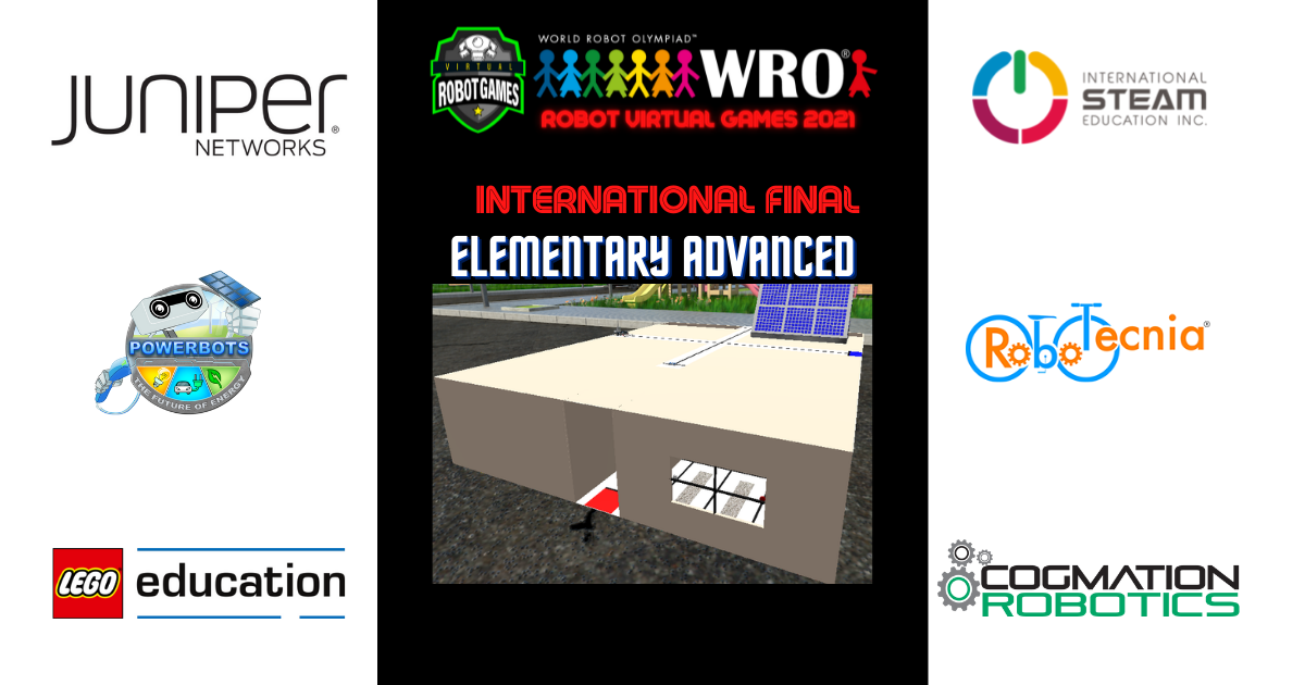 WRO RVG International 2021 EA | Robot Virtual Games