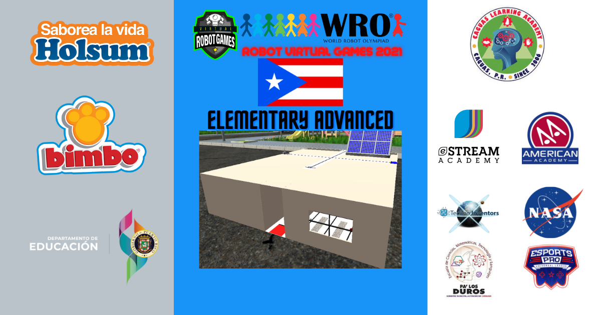 WRO RVG PUERTO RICO EA | Robot Virtual Games